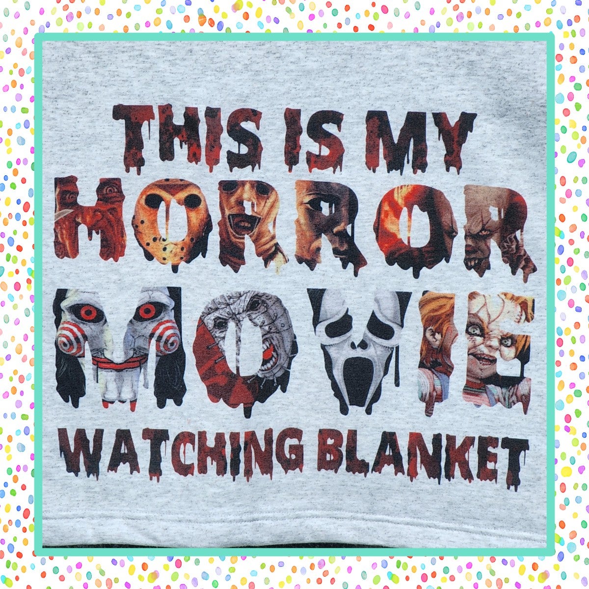 Horror Movie Watching Blanket | Stick With Kate